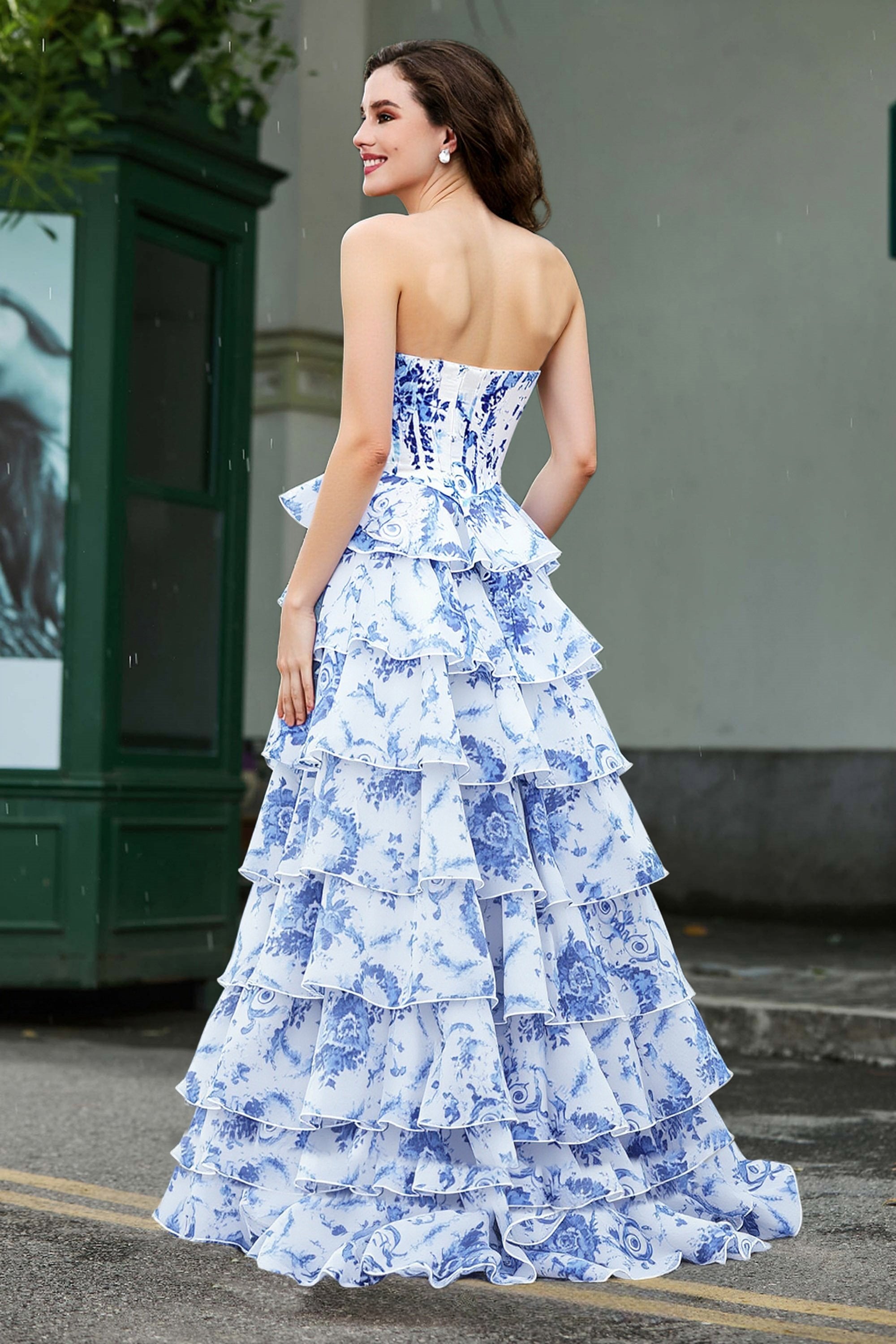Tiered Prom Dresses - Be the Queen on Prom Night – DUNTERY