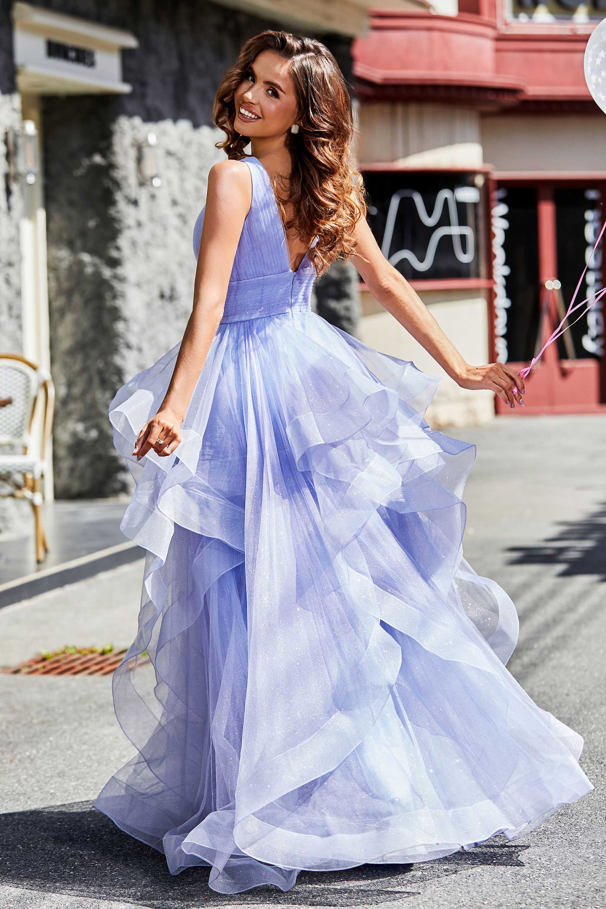 Tiered Prom Dresses - Be the Queen on Prom Night – DUNTERY